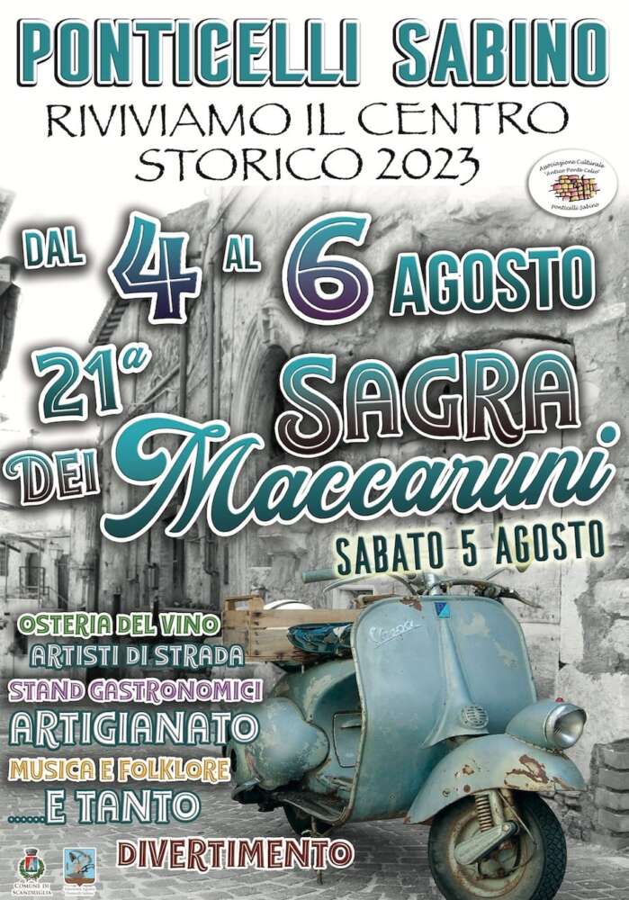 Rivivere il Centro Storico e Sagra dei Maccaruni a Ponticelli Sabino