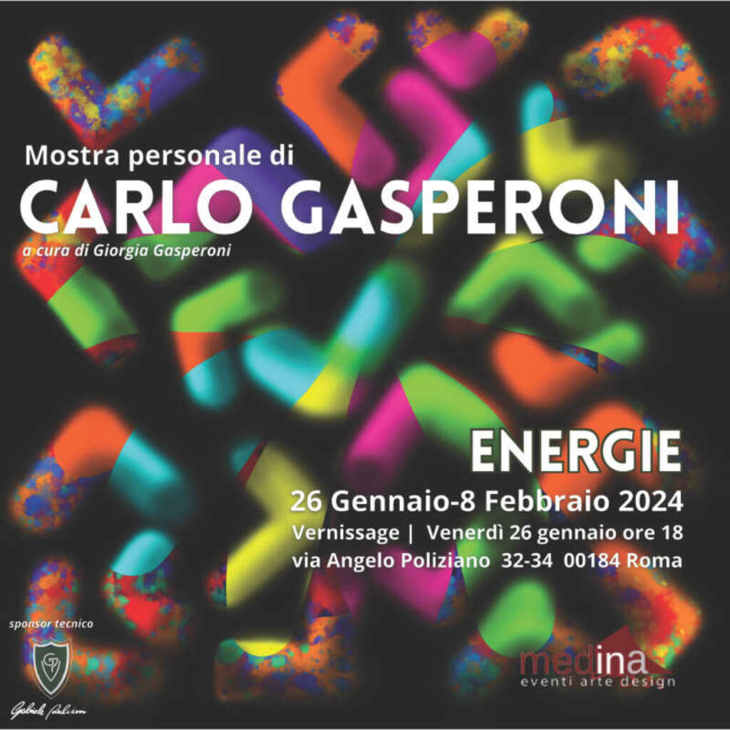 Energie, mostra di Carlo Gasperoni a Roma